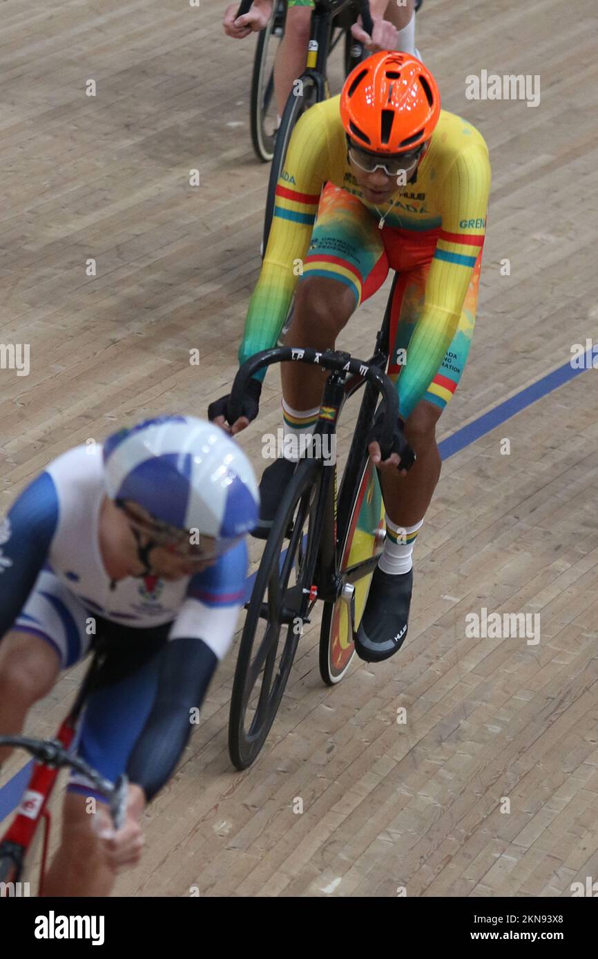 Red WALTERS of Grenada in the Men's 15k Scratch race cycling at the ...