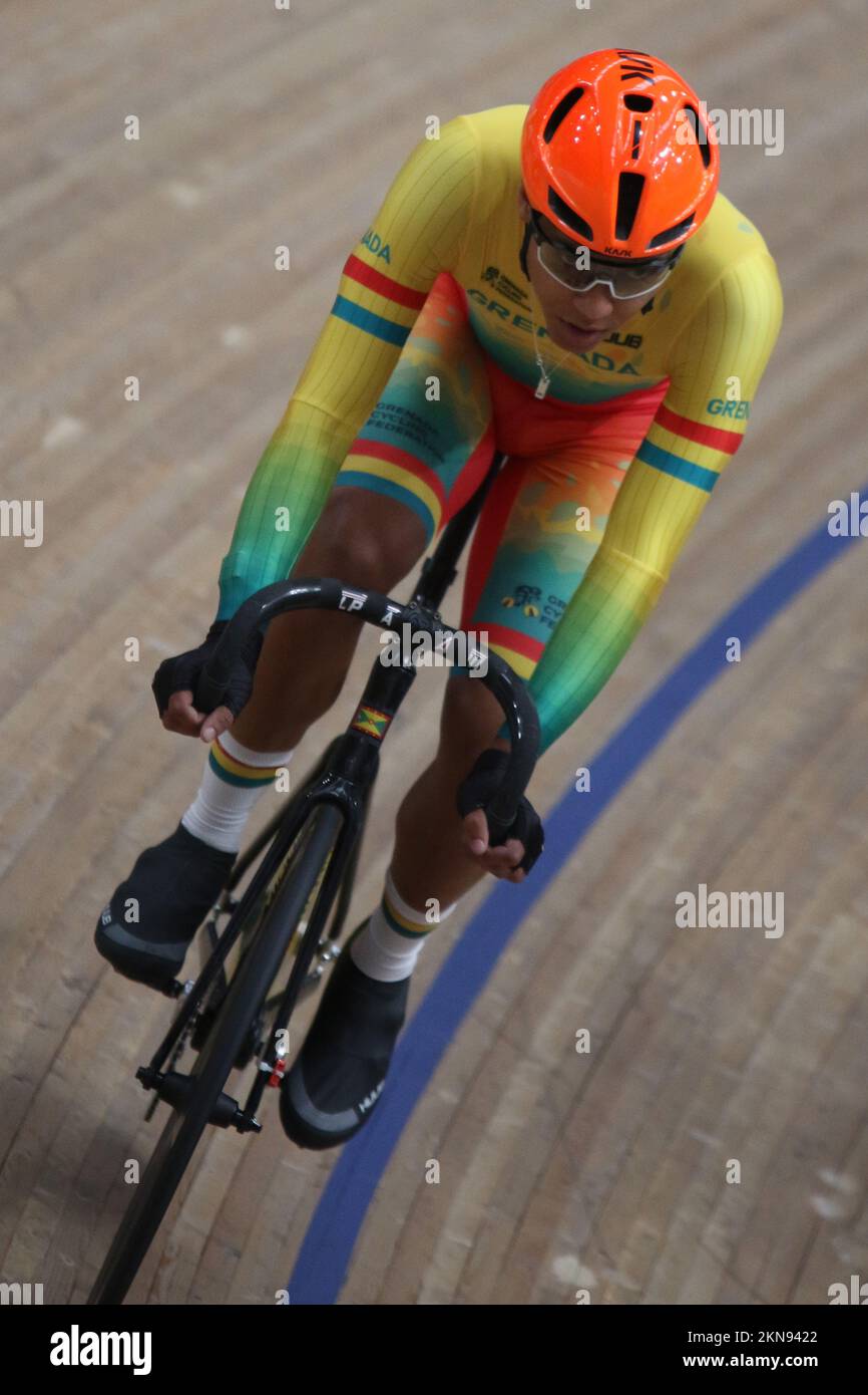 Red WALTERS of Grenada in the Men's 15k Scratch race cycling at the ...