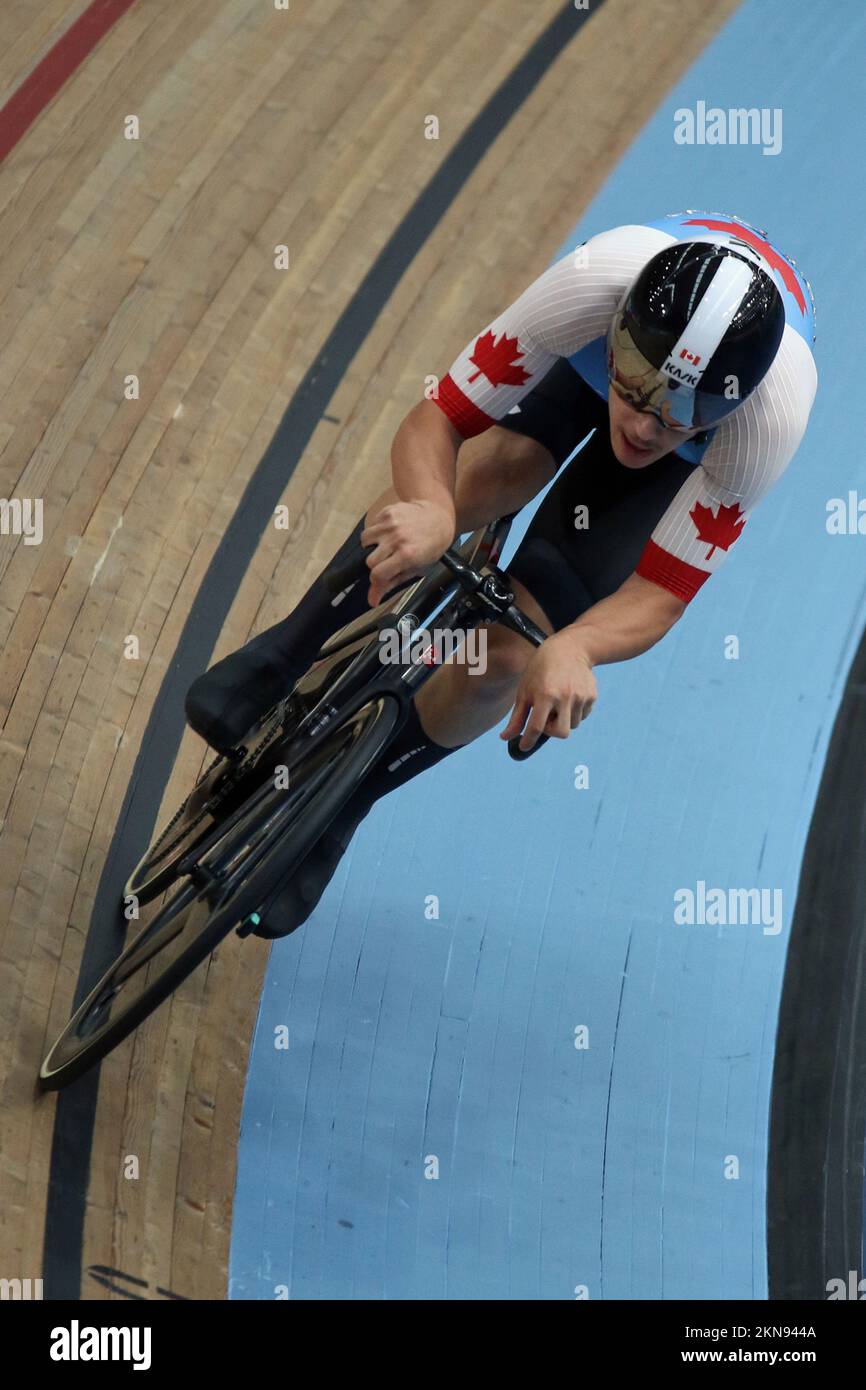 Mathias GUILLEMETTE of Canada in the Men's 15k Scratch race cycling at ...