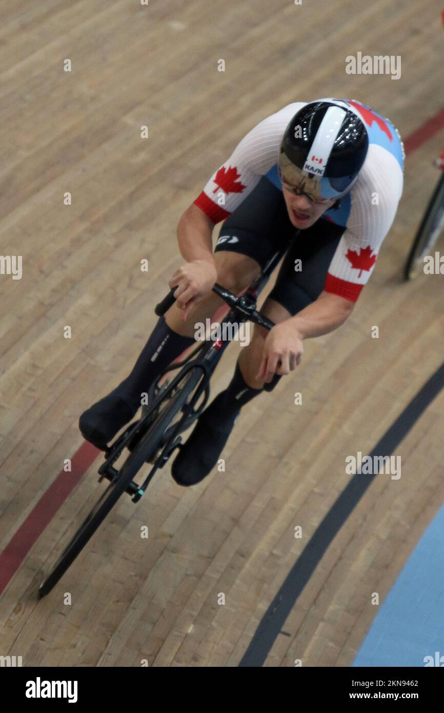Mathias GUILLEMETTE of Canada in the Men's 15k Scratch race cycling at ...