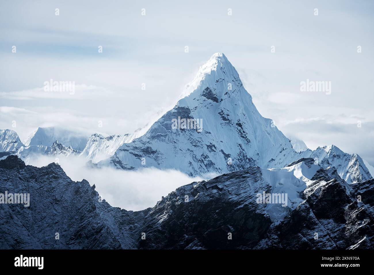 Ama Dablam mountain, Nepal Stock Photo - Alamy