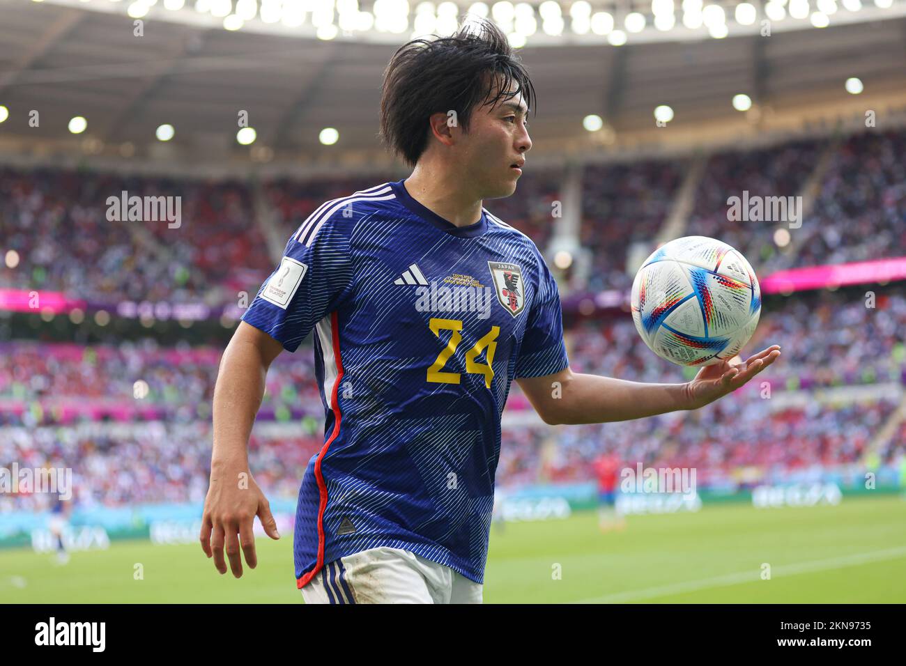Al Rayyan, Qatar. 27th Nov, 2022. Yuki Soma (JPN) Football/Soccer : FIFA World Cup Qatar 2022 ...