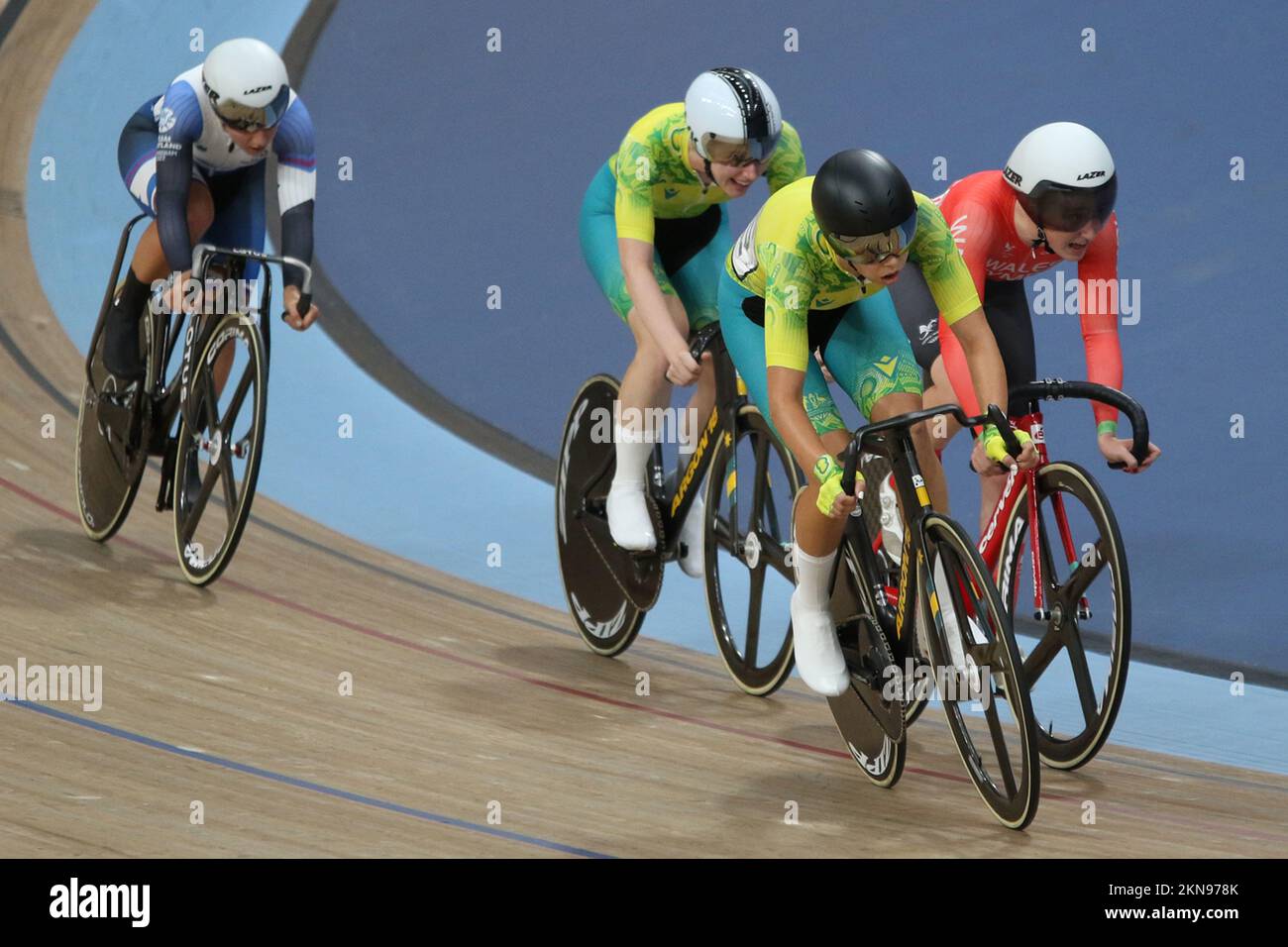 Georgia BAKER of Australia in the Women's 25km Points Race - Finals ...