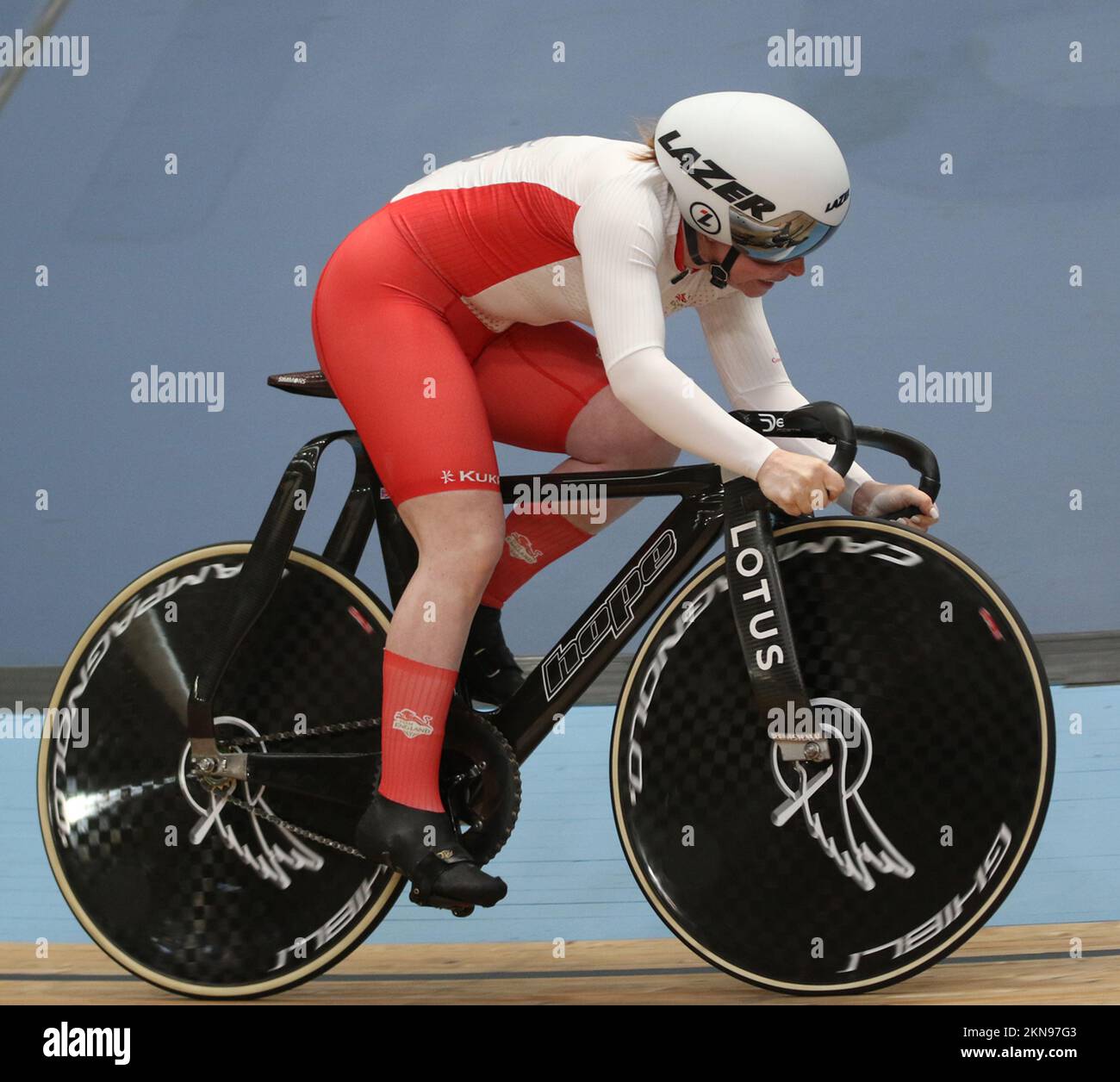 Blaine RIDGE-DAVIS of England in the women's 500m time trial cycling at ...