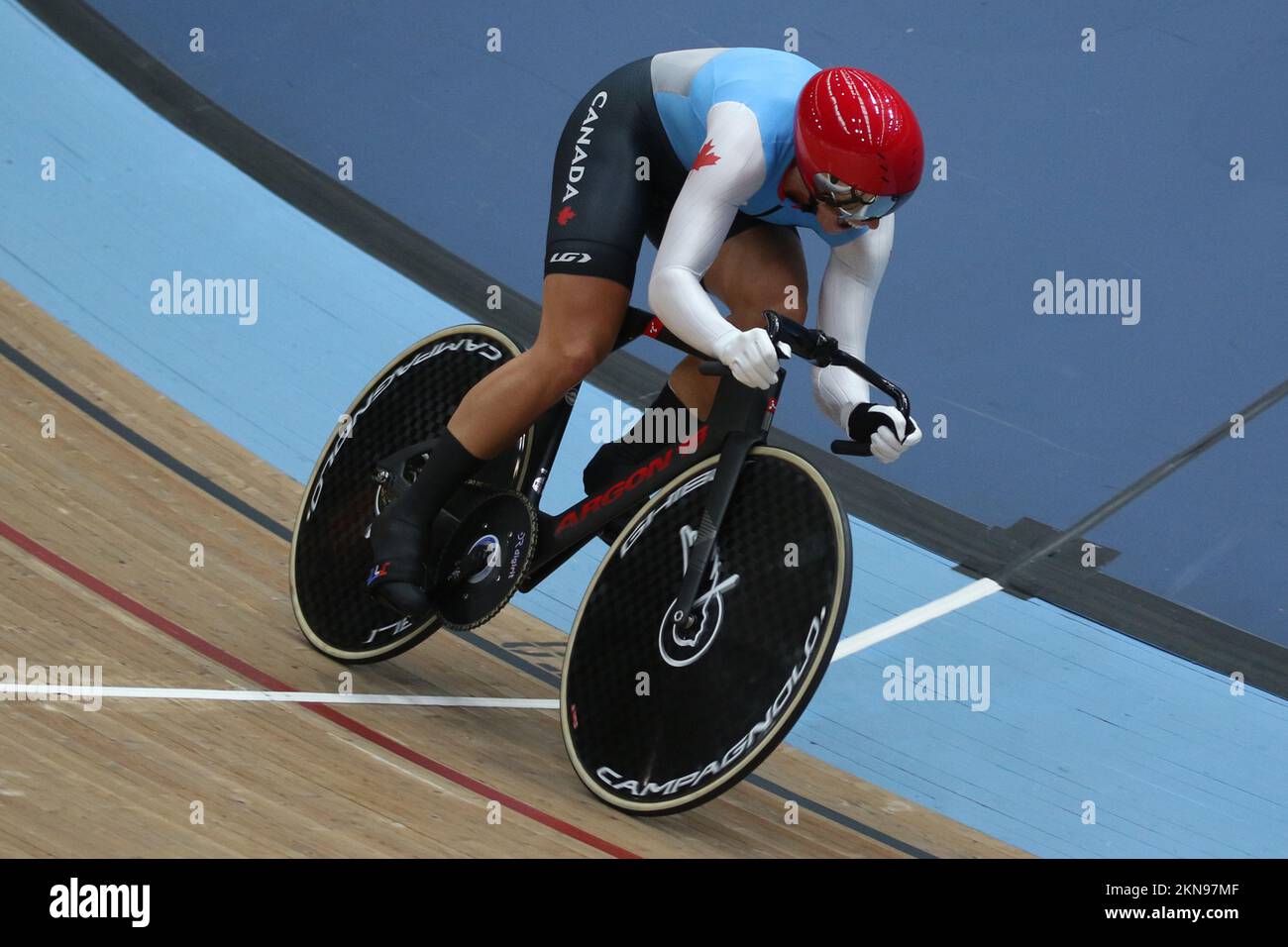 Kelsey MITCHELL of Canada in the women's 500m time trial cycling at the ...