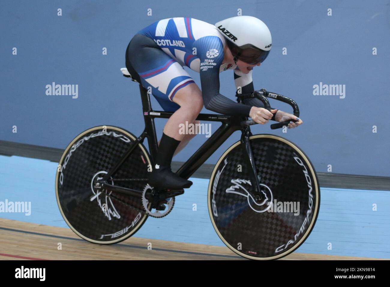 Lauren BELL of Scotland in the women's 500m time trial cycling at the ...