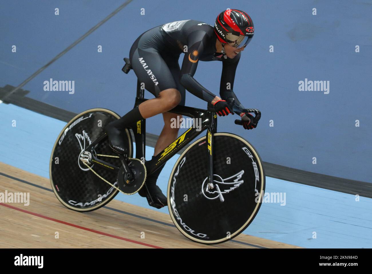 Anis ROSIDI of Malaysia in the women's 500m time trial cycling at the ...
