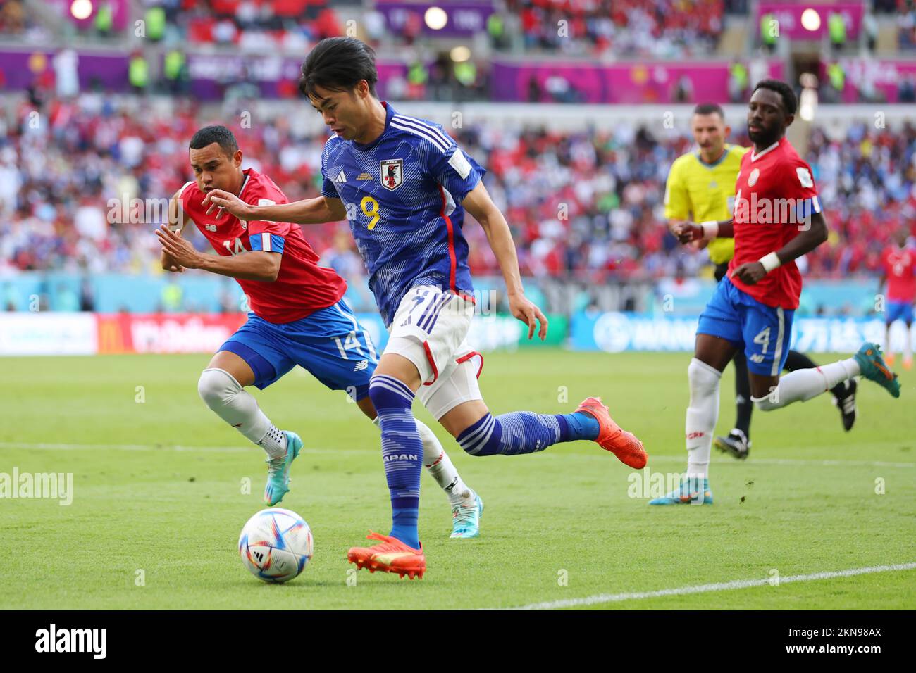 Al Rayyan, Qatar. 27th Nov, 2022. Kaoru Mitoma (JPN) Football/Soccer : FIFA World Cup Qatar 2022 ...