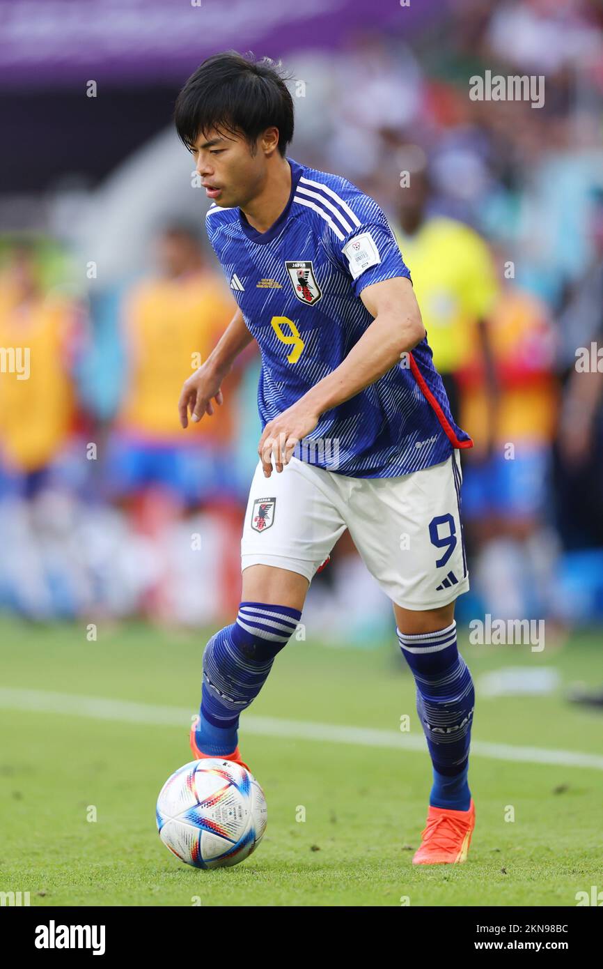 Al Rayyan, Qatar. 27th Nov, 2022. Kaoru Mitoma (JPN) Football/Soccer ...