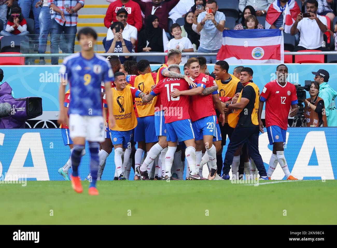 Al Rayyan, Qatar. 27th Nov, 2022. Costa Rica team group (CRC) Football ...