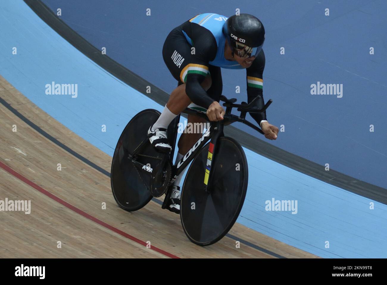 Ronaldo LAITONJAM of India in the Men's 1000m Time Trial - Final ...