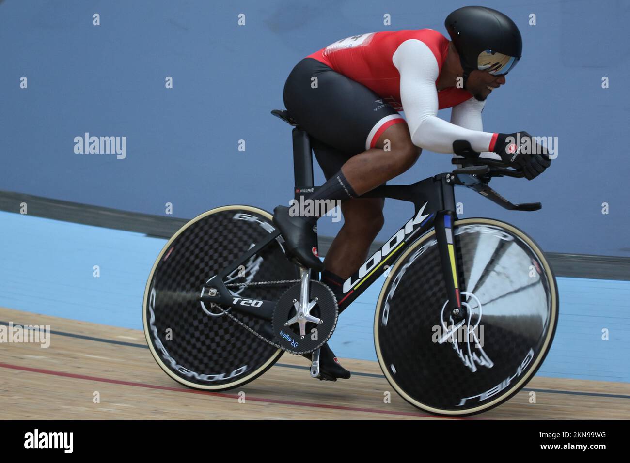Nicholas PAUL of Trinidad & Tobago in the Men's 1000m Time Trial ...