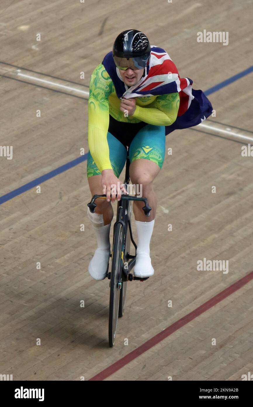 Matthew GLAETZER of Australia winning gold in the Men's 1000m Time ...