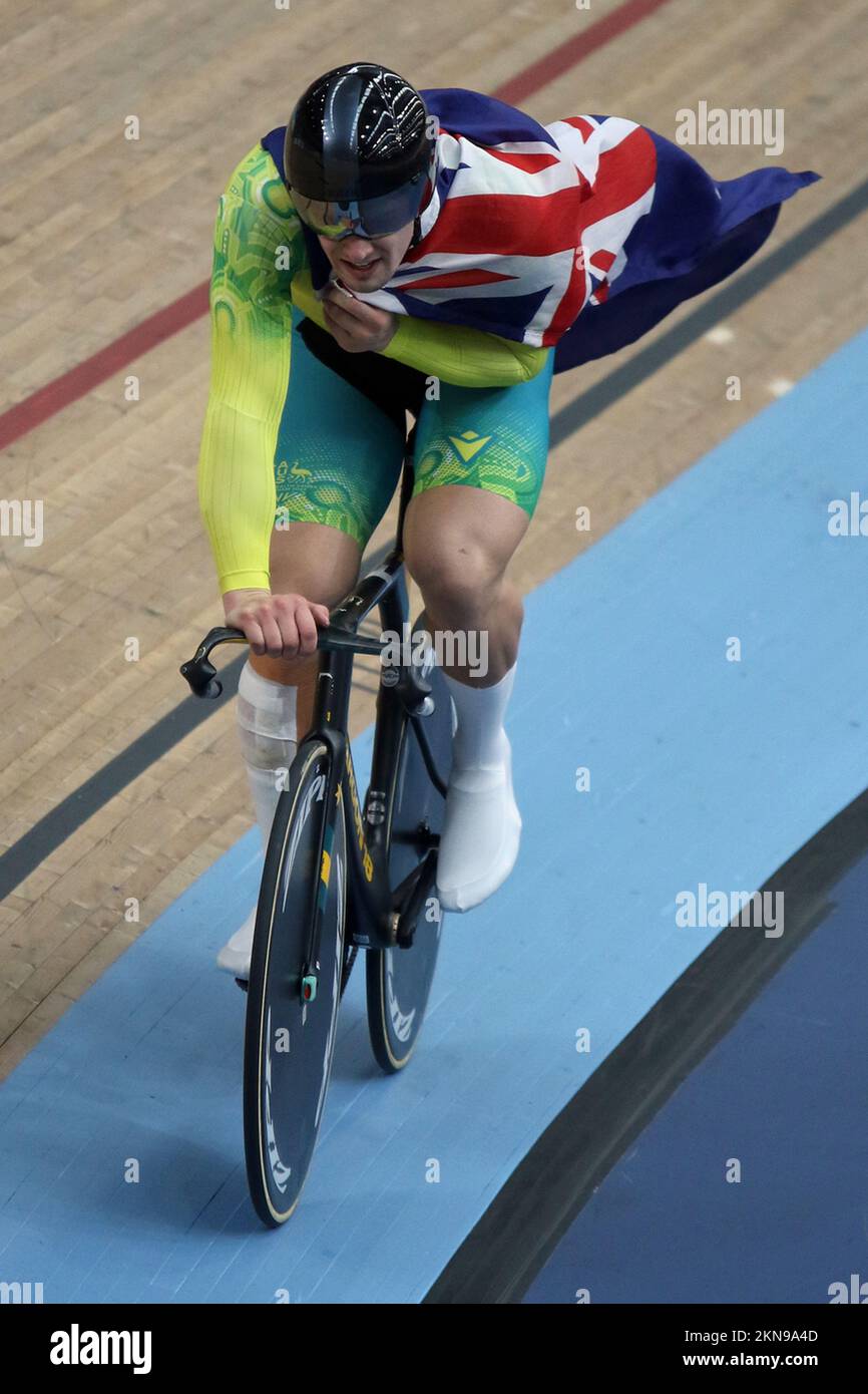 Matthew GLAETZER of Australia winning gold in the Men's 1000m Time ...
