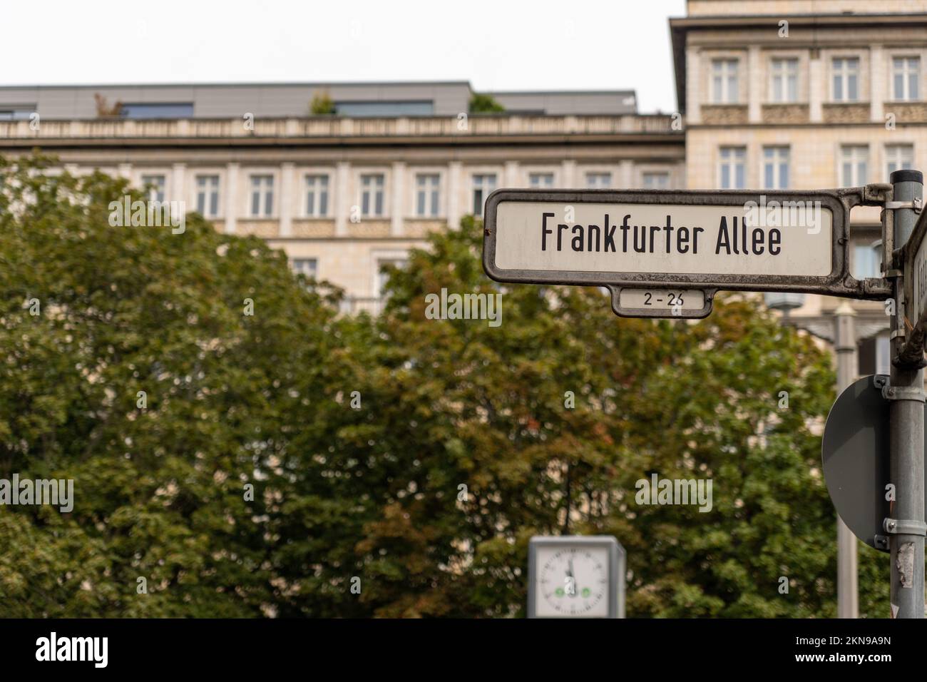 A low-angle shot of the street signs in Berlin, Germany Stock Photo - Alamy