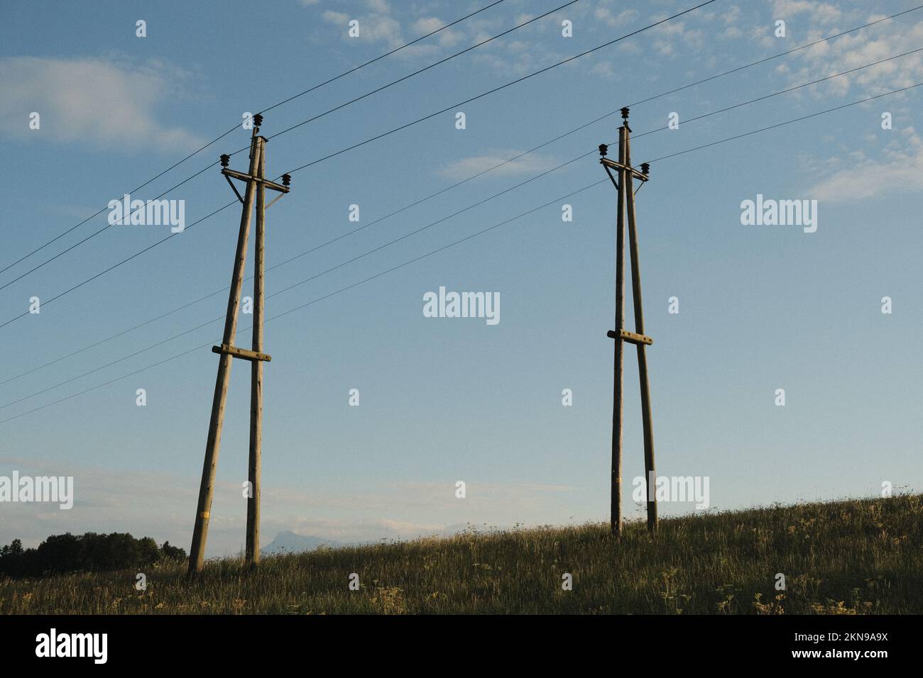 A view of the base station on a blue sky background Stock Photo - Alamy