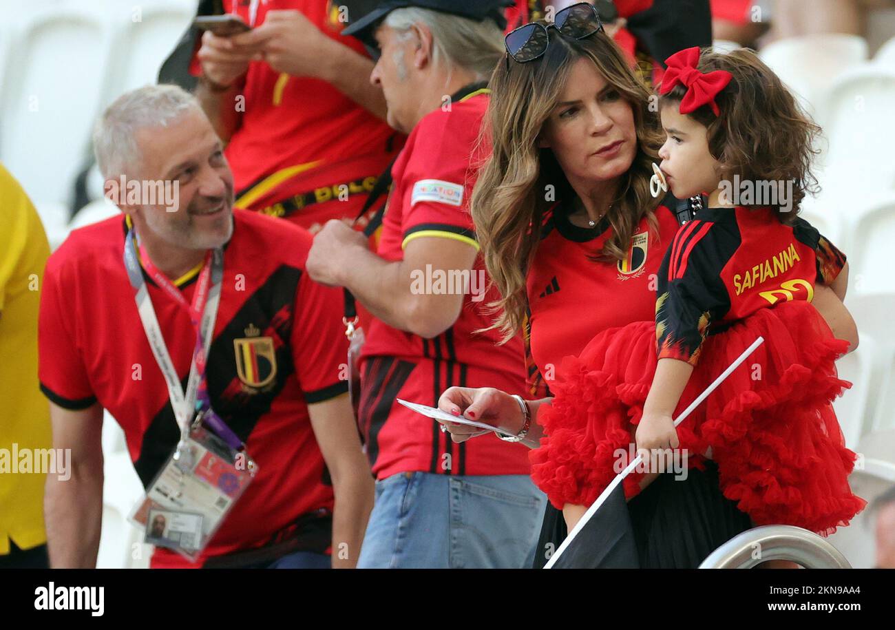 Beth Thompson, wife of Red Devil head coach Roberto Martinez and their ...