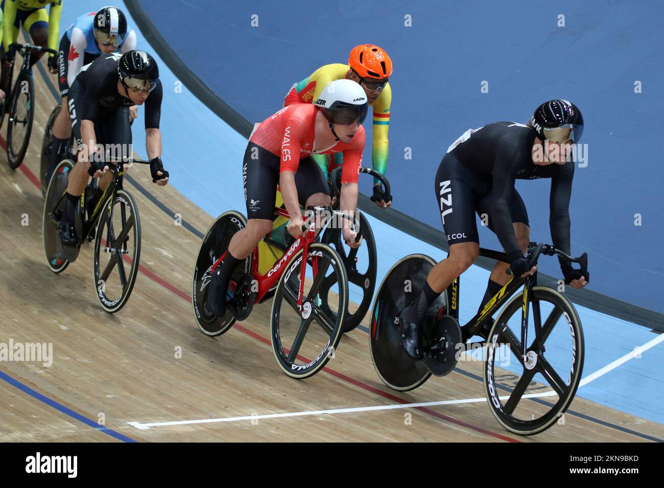 Rhys BRITTON of Wales in the Men's 40k points race cycling at the 2022 ...
