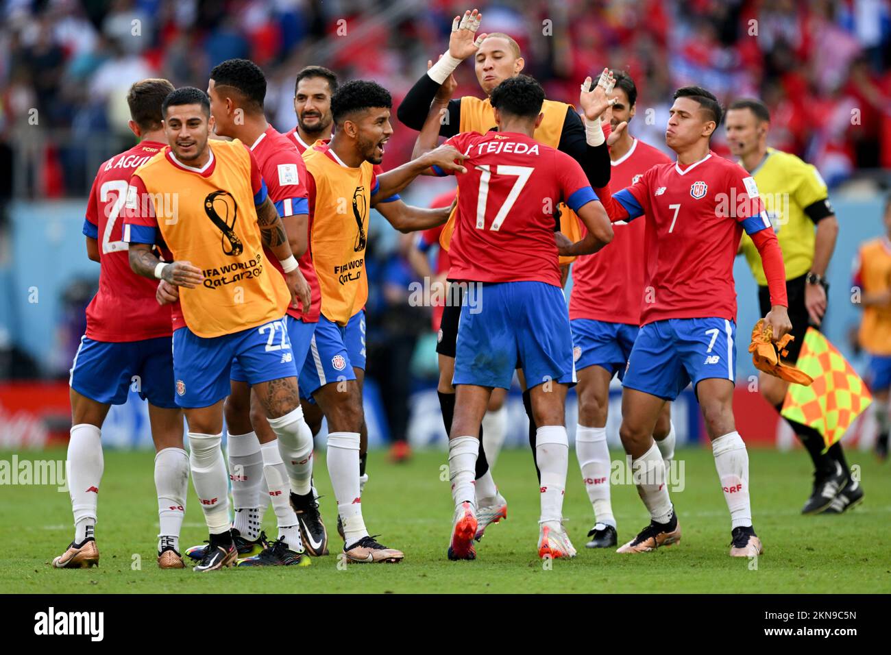 Al Rajjan, Qatar. 27th Nov, 2022. Soccer, World Cup 2022 in Qatar, Japan - Costa Rica ...