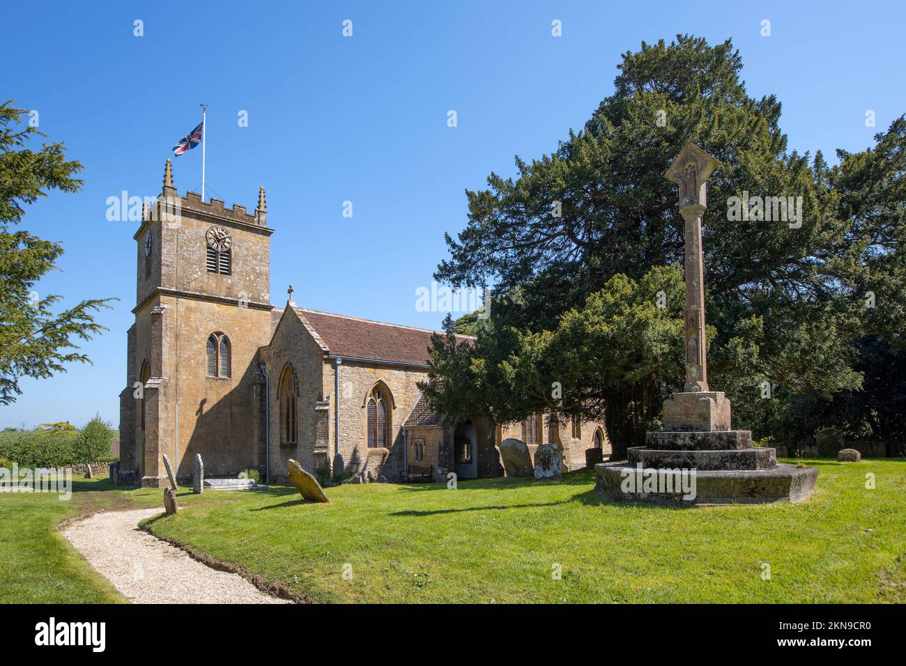 St Martins Church West Coker Stock Photo - Alamy
