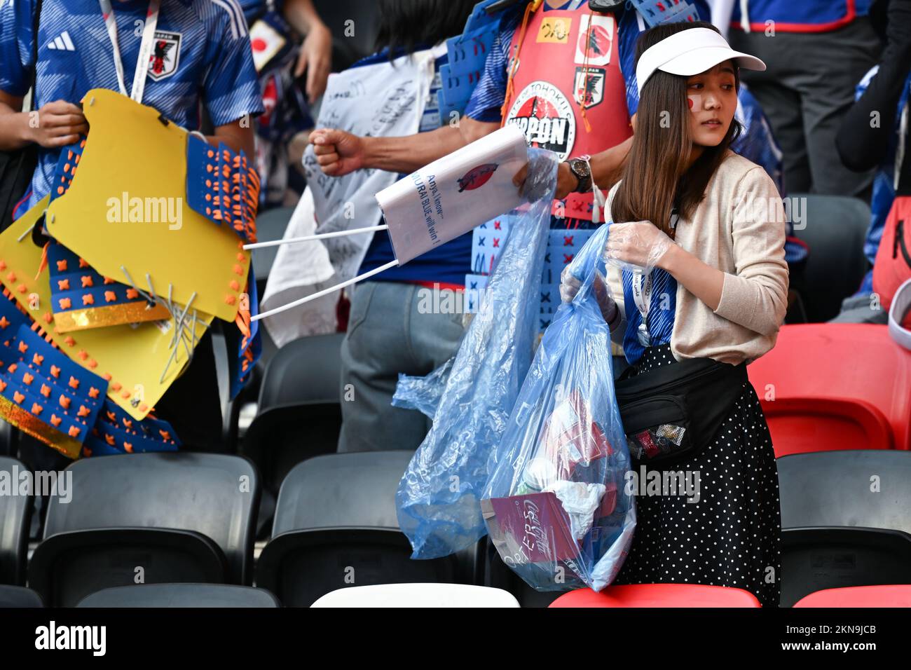 Al Rajjan, Qatar. 27th Nov, 2022. Soccer, Qatar World Cup 2022, Japan ...