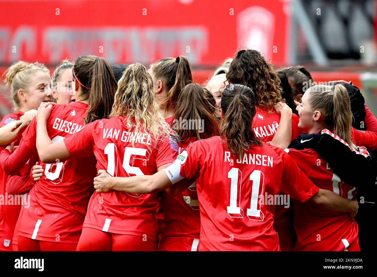 ENSCHEDE - Caitlin Dijkstra of FC Twente Women celebrates the 2-0 ...