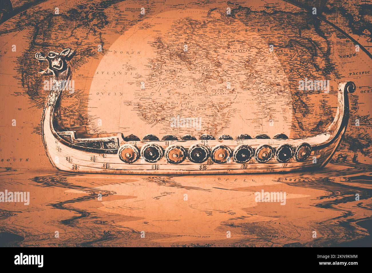 Viking maritime routes hi-res stock photography and images - Alamy
