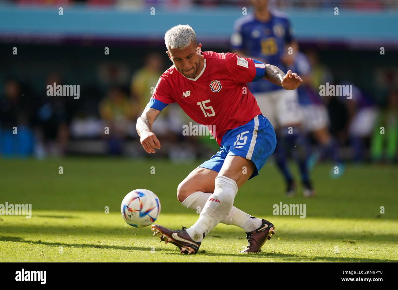 Costa Rica's Francisco Calvo during the FIFA World Cup Group E match at ...