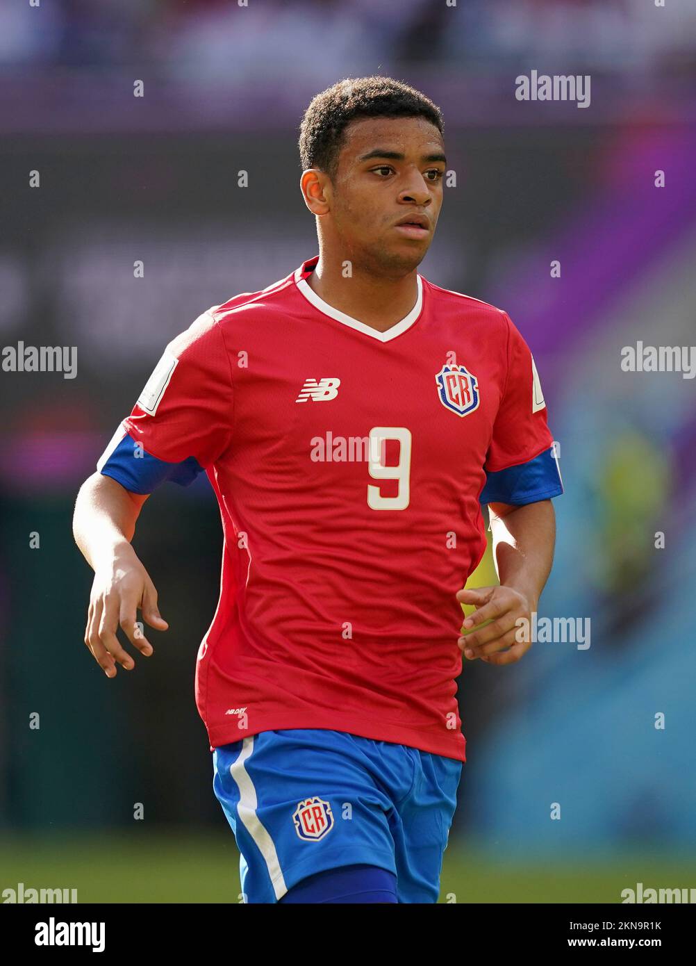 Costa Rica's Jewison Bennette during the FIFA World Cup Group E match ...