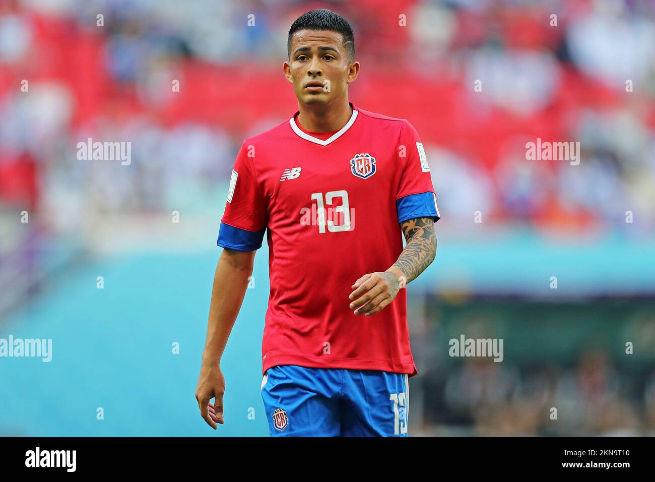 Gerson Torres da Costa Rica during the FIFA World Cup Qatar 2022 match ...
