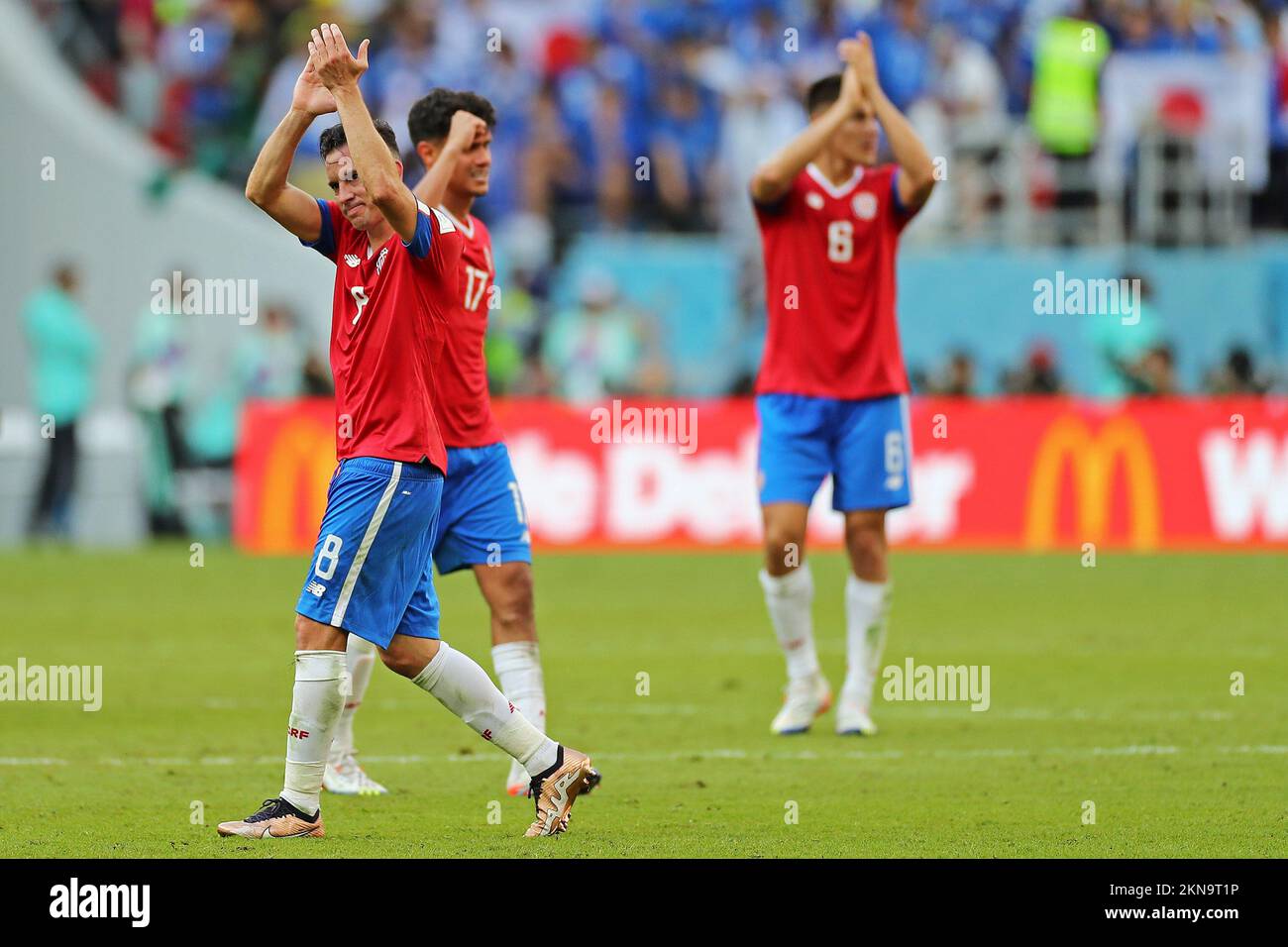 Bryan Oviedo da Costa Rica during the FIFA World Cup Qatar 2022 match ...