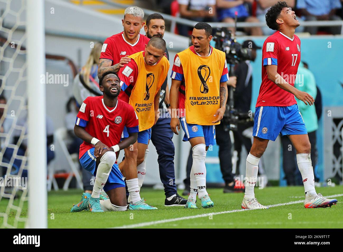 Keysher Fuller da Costa Rica during the FIFA World Cup Qatar 2022 match, Group E, between Japan ...