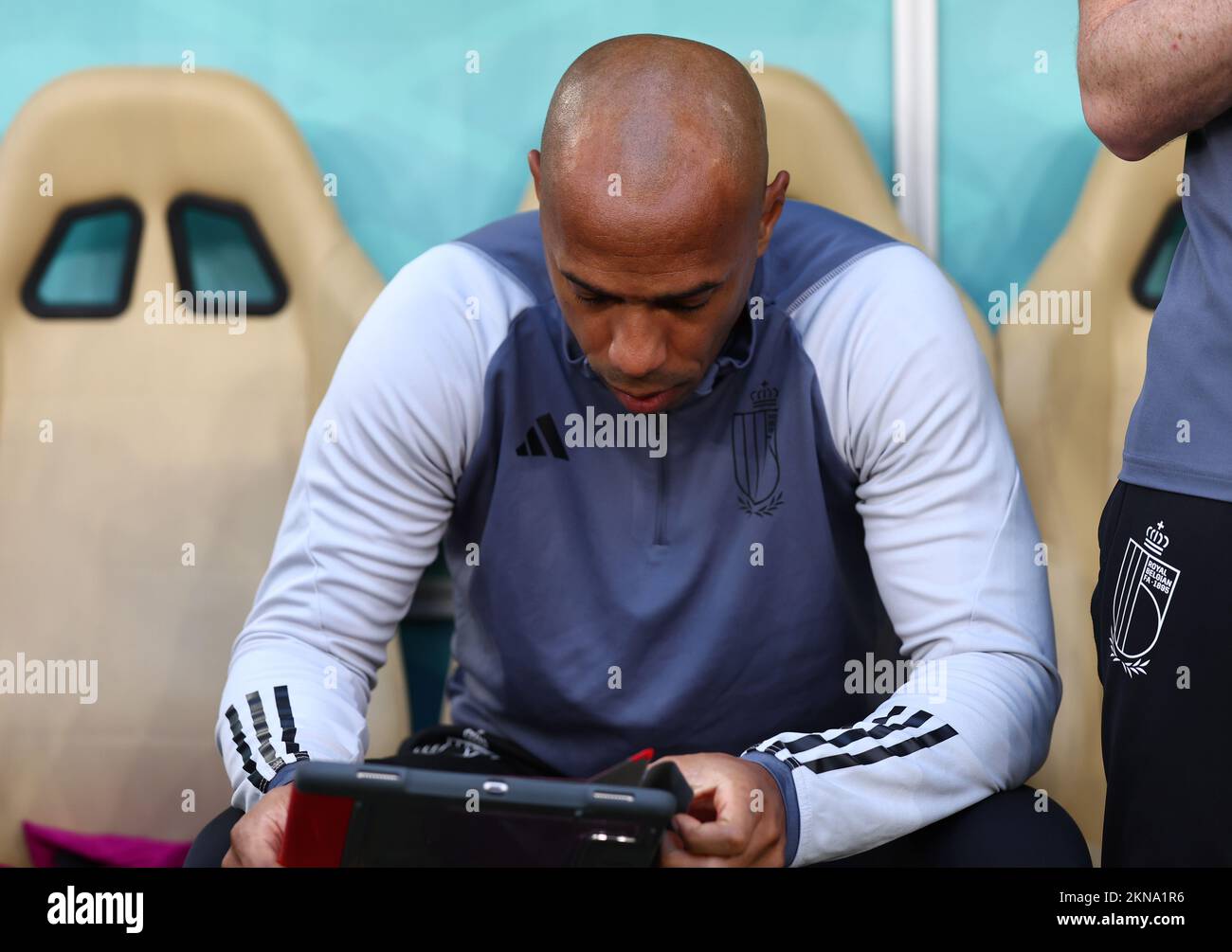 Doha, Qatar, 27th November 2022. Thierry Henry assistant coach of ...