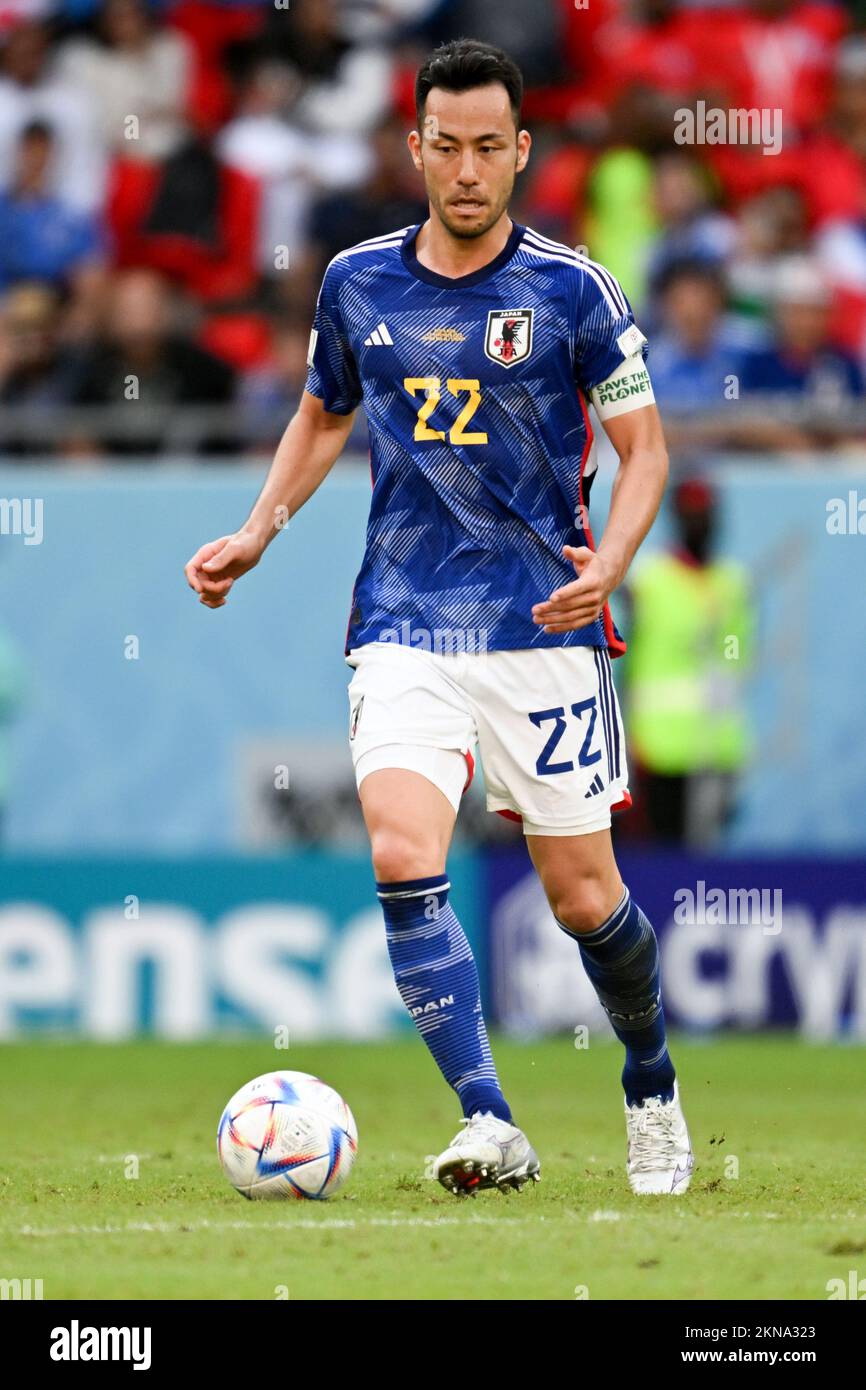 Al Rajjan, Qatar. 27th Nov, 2022. Soccer, World Cup 2022 in Qatar, Japan - Costa Rica ...