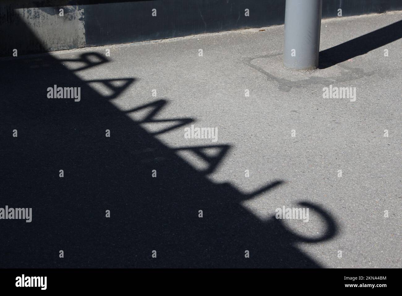 Clamart Train station shadow - Paris, France Stock Photo - Alamy
