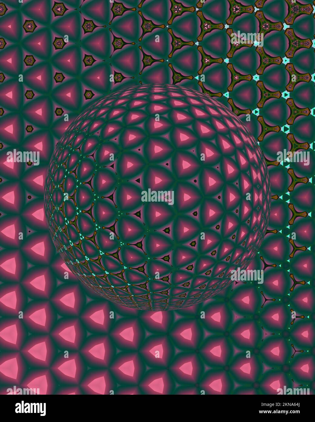 Abstract Computer generated Fractal design. A fractal is a never-ending ...