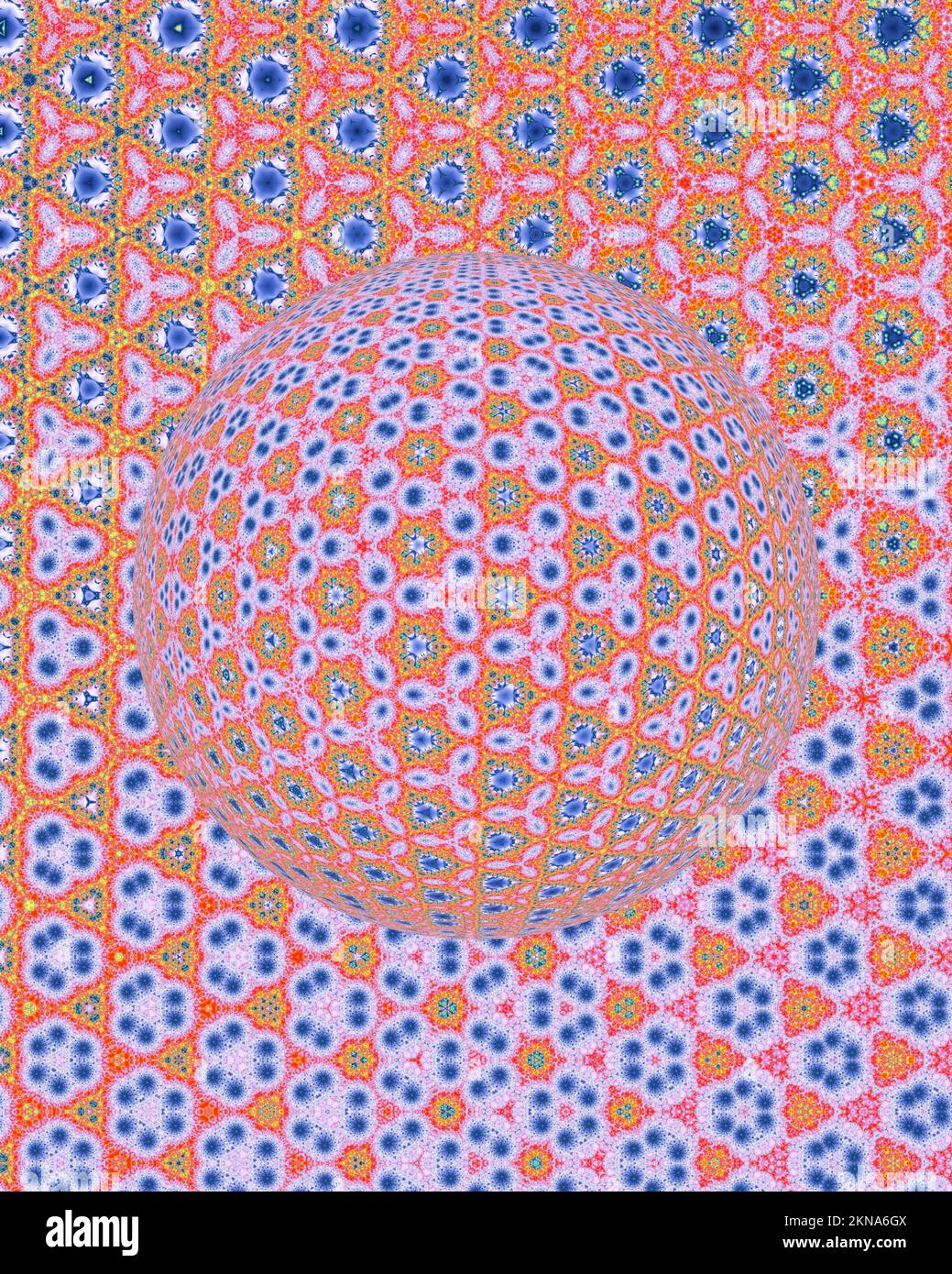 Abstract Computer generated Fractal design. A fractal is a never-ending ...