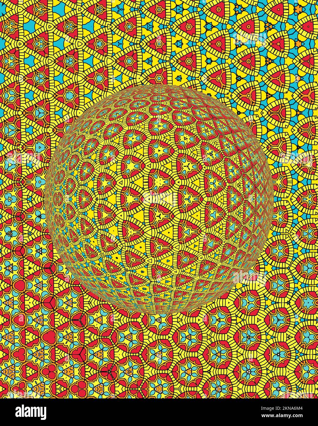 Abstract Computer generated Fractal design. A fractal is a never-ending ...