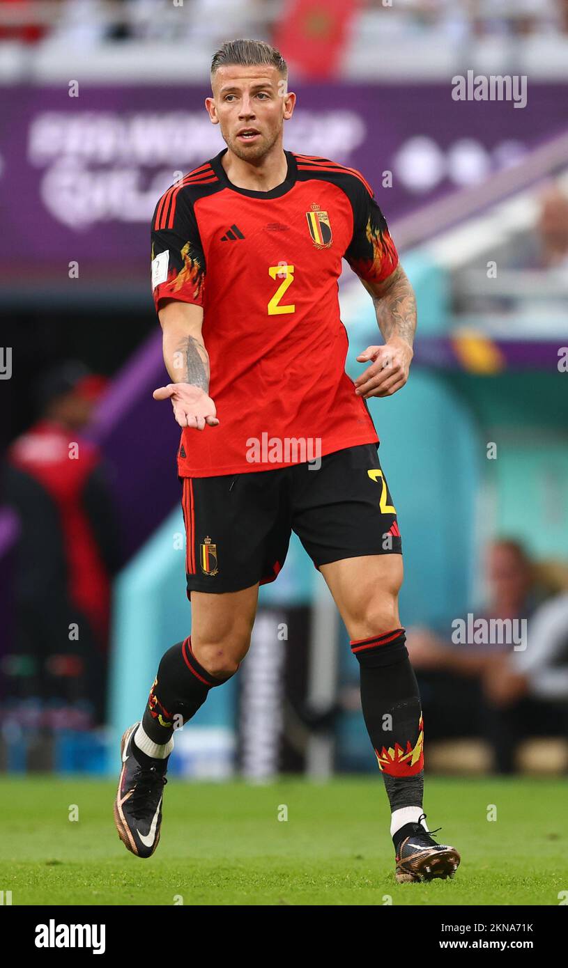 Doha, Qatar, 27th November 2022. Toby Alderweireld of Belgium during ...