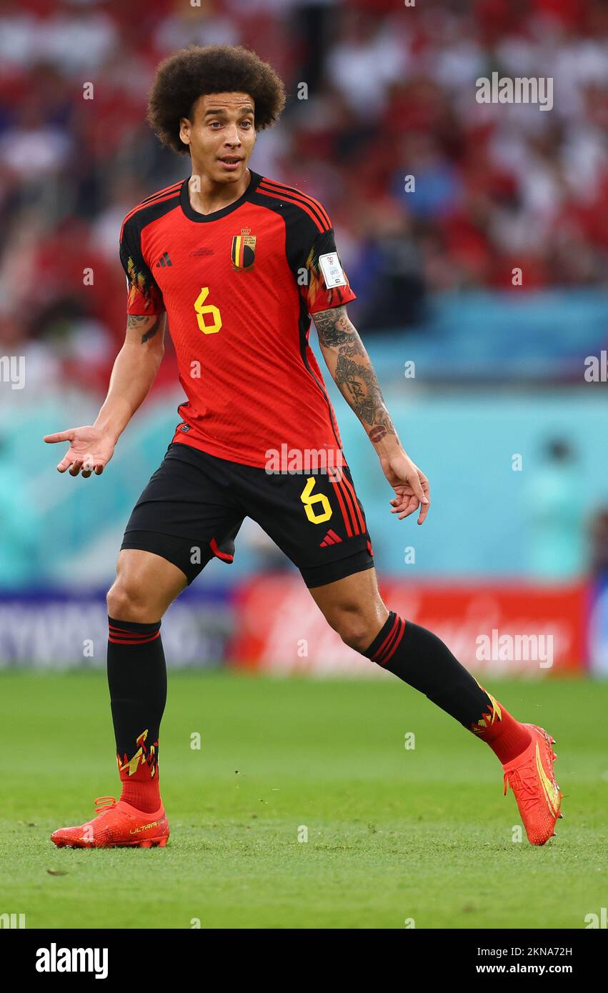 Doha, Qatar, 27th November 2022. Axel Witsel of Belgium in action ...