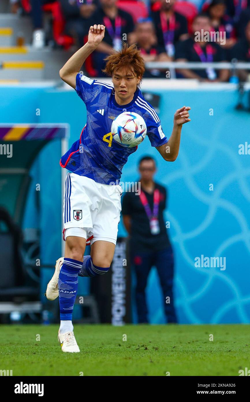 Doha, football, FIFA World Cup 2022, Japan. 27th Nov, 2022. vs Costa ...