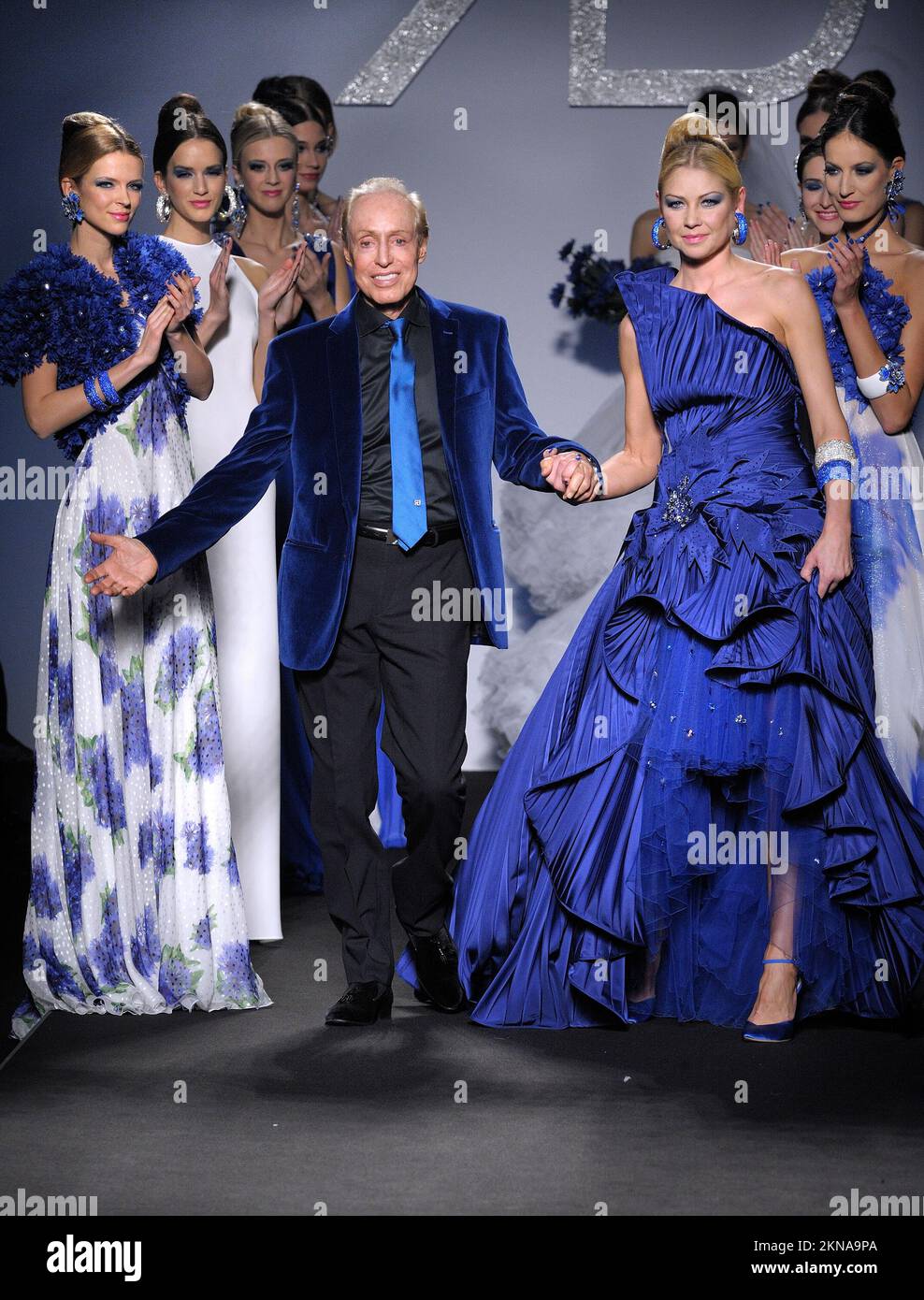 Italian fashion designer Renato Balestra Stock Photo - Alamy