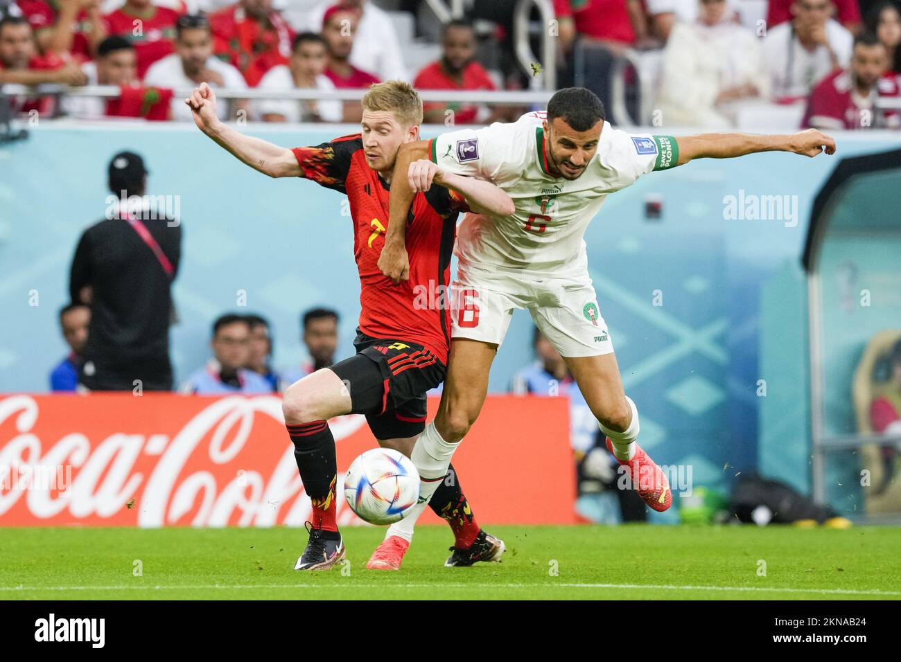 DOHA , 27-11-2022 Al Thumama Stadium World Cup 2022 in Qatar game ...