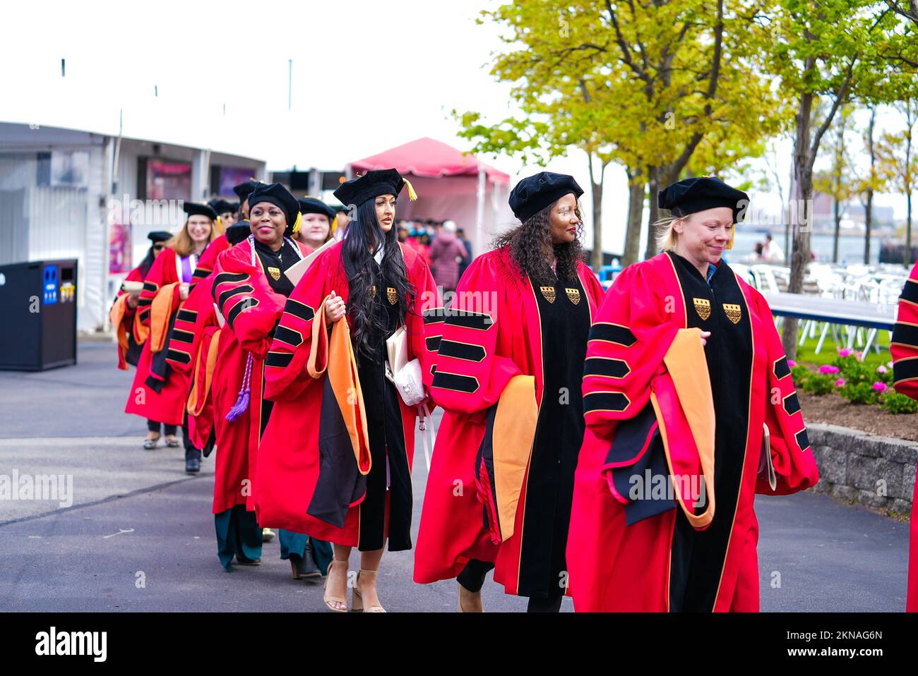 A group of students on the graduation day in Boston,USA Stock Photo - Alamy