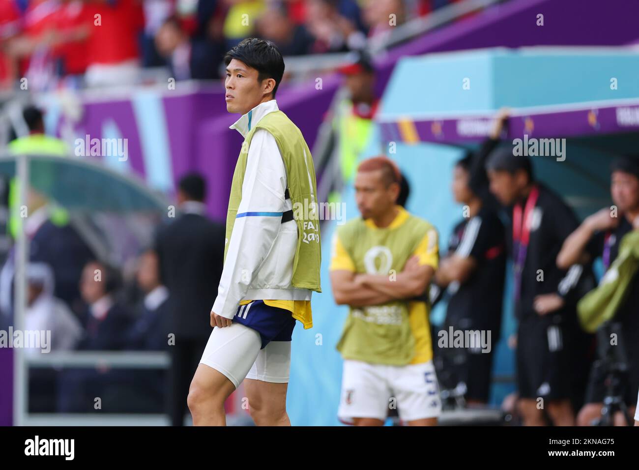 Al Rayyan, Qatar. 27th Nov, 2022. Takehiro Tomiyasu (JPN) Football ...