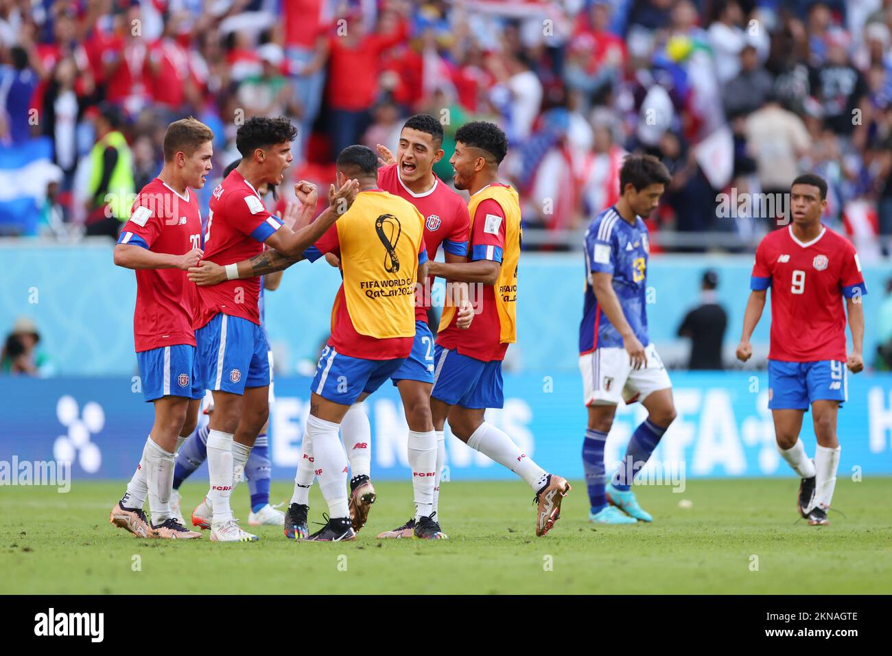 Al Rayyan, Qatar. 27th Nov, 2022. Costa Rica team group (CRC) Football/Soccer : FIFA World Cup ...
