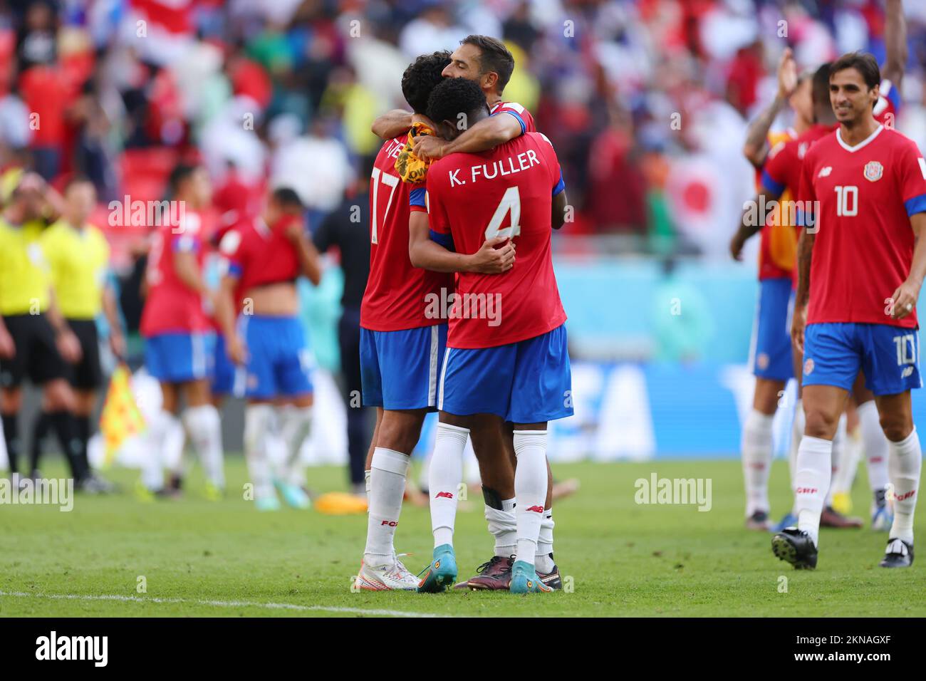 Al Rayyan, Qatar. 27th Nov, 2022. Costa Rica team group (CRC) Football ...