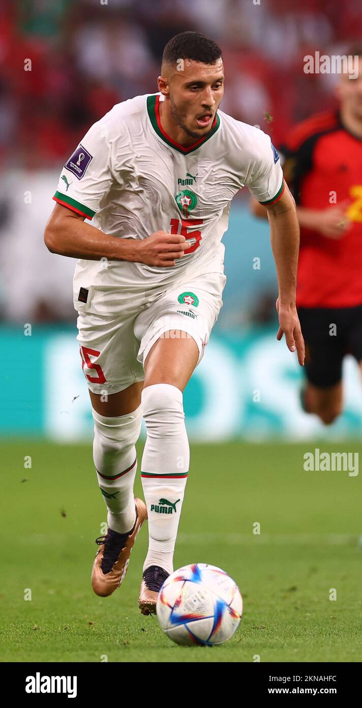 Doha, Qatar, 27th November 2022. Selim Amallah of Morocco during the ...