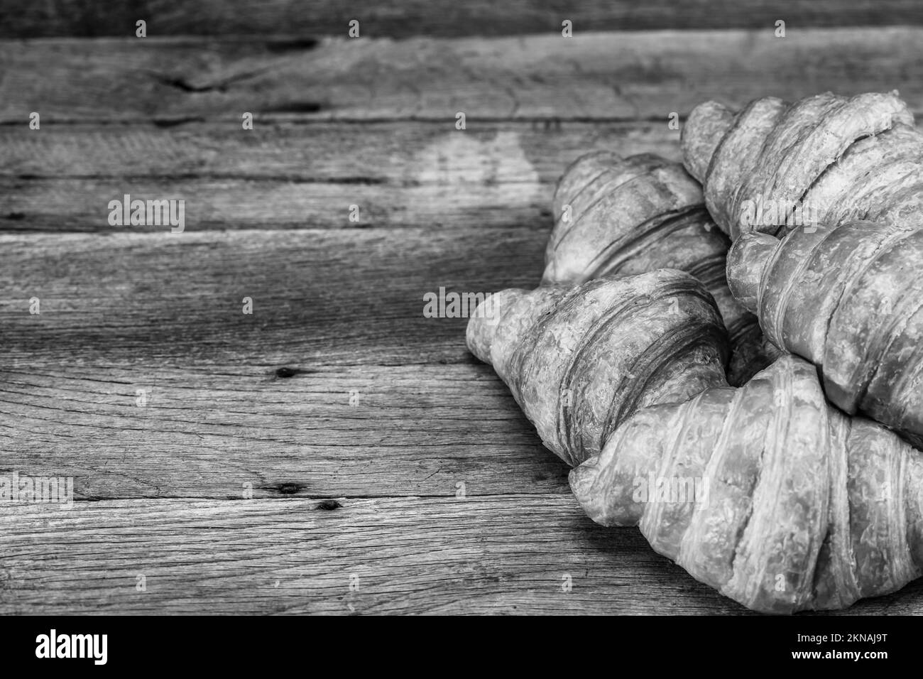 Delicious fresh pastry croissant. French croissant breakfast Stock ...
