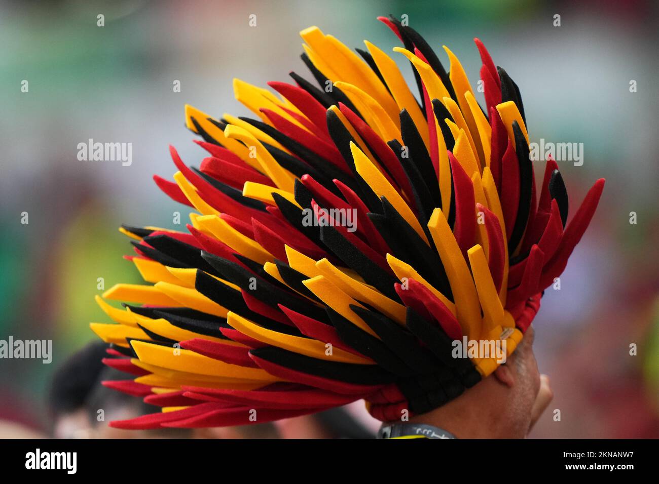 Belgium fan during the FIFA World Cup Qatar 2022 match, Group F ...